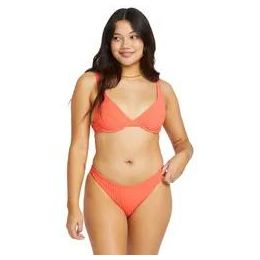 Bade-Shirt Billabong "In The Loop Marina", Damen, Gr. L, Cup B, orange (papaya), Obermaterial:74% Microfaser 21% Microfaser 5% Elasthan;, Bikini-Oberteile