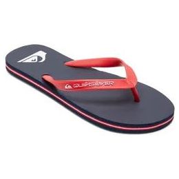 Sandale Quiksilver "Molokai Core", Herren, Gr. 13(46), rot (rot 1), Obermaterial:Obermaterial: Synthetikmaterial / Au&szlig;ensohle: Moosgummi;, Schuhe Sandale