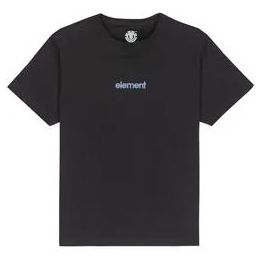 T-Shirt Element "Lowcase", Jungen, Gr. 10(140-148cm), schwarz (flint schwarz), Obermaterial: 100% Walkfrottier;, Shirts T-Shirt