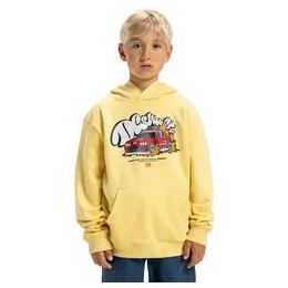 Hoodie DC Shoes "Tire Fire", Jungen, Gr. 10(140-148cm), blau (dusky citron), Obermaterial: 55% Walkfrottier, 25% Walkfrottier, 20% Microfaser;, Sweatshirts Hoodie