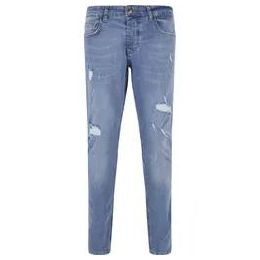 Bequeme Jeans 2Y Premium "2Y Premium Herren 2Y Skinny Fit Jeans", Herren, Gr. 33, Normalgr&ouml;&szlig;en, blau, 97% Baumwolle, 3% Elasthan, unifarben, Jeans