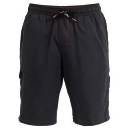 Boardshorts Quiksilver "YG Last Stance Volley 21", Herren, Gr. S, schwarz, Obermaterial: 100% Microfaser;, Hosen