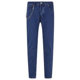 Bequeme Jeans 2Y Premium "2Y Premium Herren 2Y Tapered Fit Jeans", Damen, Gr. 30, Normalgr&ouml;&szlig;en, blau, 97% Baumwolle, 3% Elasthan, unifarben, Jeans