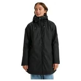 Allwetterjacke Roxy "Rain Road Polar Zip", Damen, Gr. M, anthrazit, Obermaterial: 100% Polyurethan;, Jacken