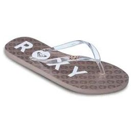 Badezehentrenner Roxy "Viva Jelly", Damen, Gr. 6(36), wei&szlig;, champagne, Obermaterial:Obermaterial: 98% Synthetikmaterial, 2% Metall / Futter: 100% Synthetikmaterial / Au&szlig;ensohle: 100% Moosgummi;, Schuhe