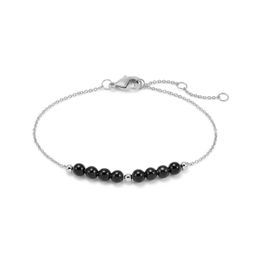 Tchibo - Obsidian-Armband - silber