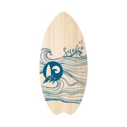 Tchibo - F2 Skim Board &raquo;Wood Surfer&laquo; - blau
