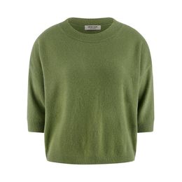 Peter Hahn - Rundhals-Pullover aus 100% Kaschmir, gr&uuml;n, Gr. 42 / M - Kaschmir