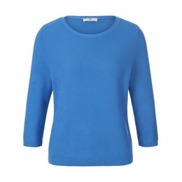 Peter Hahn - Rundhals-Pullover aus 100% SUPIMA -Baumwolle, blau, Gr. 40 / M - Baumwolle