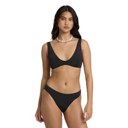 Triangel-Bikini-Top Billabong "Sol Searcher", Damen, Gr. L, Cup B, schwarz, Obermaterial:82% Microfaser, 18% Elasthan;, Bikini-Oberteile Triangel-Bikini-Top
