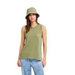 Tanktop Roxy "Better Days", Damen, Gr. XS, oil gr&uuml;n, Obermaterial: 60% Walkfrottier, 40% Microfaser;, Tops Tanktop