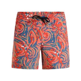 Boardshorts Quiksilver "Surfsilk Straight 16", Herren, Gr. M, spiced coral symbiosea, Obermaterial: 92% Microfaser, 8% Elasthan;, Hosen Boardshorts