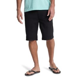 Bermudas Quiksilver "Union Straight 20", Herren, Gr. 29(XS/S), schwarz, Obermaterial: 99% Walkfrottier, 1% Elasthan;, Hosen Bermudas