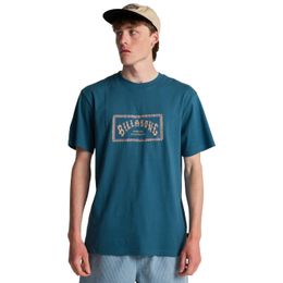 T-Shirt Billabong "Arch Frame", Herren, Gr. M, real teal, Obermaterial: 100% Walkfrottier;, Shirts T-Shirt