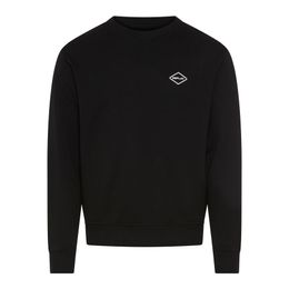 Sweatshirt Replay, Damen, Gr. M, schwarz, Sweatware, Obermaterial: 100% Baumwolle, unifarben, regular fit normal, Rundhals, Rippb&uuml;ndchen, Sweatshirts Sweatshirt, in Baumwoll-Qualit&auml;t