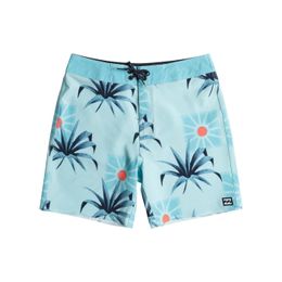 Boardshorts Billabong "Sundays Pro", Jungen, Gr. 24, blau (coastal), Obermaterial:90% Microfaser, 10% Elasthan;, Hosen Boardshorts
