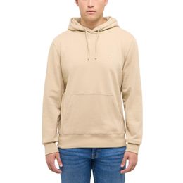Sweatshirt Mustang "Herren Style Bronson", Herren, Gr. L, beige, 80% Baumwolle, 20% Polyester, regular fit, Sweatshirts Sweatshirt