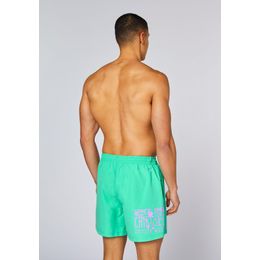 Badeshorts Chiemsee, Gr. L (52/54), marine gr&uuml;n, 100% Polyester, Badehosen Badeshorts