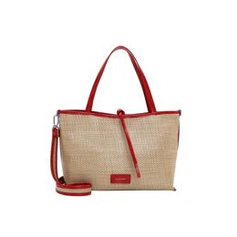 Shopper SURI FREY "Shopper SFY Fany", Damen, Gr. B/H/T: 45cm x 28cm x 15cm 0, rot (rot 600), Polypropylen, Taschen Shopper