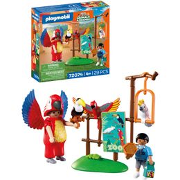 Konstruktions-Spielset Playmobil "Zoo: Maskottchen (72074), Animals & Friends", bunt, Spielbausteine, Kinder, Kunststoff, Konstruktions-Spielset