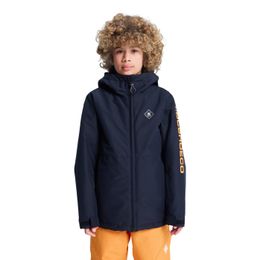 Snowboardjacke DC Shoes "Basis", Jungen, Gr. 12(148-156cm), orange (schwarz, orange pop), Obermaterial: 100% Microfaser;, Jacken Snowboardjacke