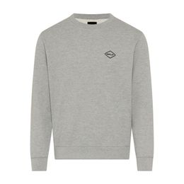 Sweatshirt Replay, Damen, Gr. S, light grau melange, Sweatware, Obermaterial: 90% Baumwolle, 10% Viskose, meliert, regular fit normal, Rundhals, Rippb&uuml;ndchen, Sweatshirts Sweatshirt, in Baumwoll-Qualit&auml;t
