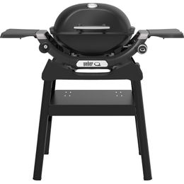 Gasgrill Weber "Q1200N", schwarz, B:105cm H:99cm T:52cm, Grills, Gasgrill, Mit Deckelthermometer, abnehmbaren Seitentischen und Untergestell