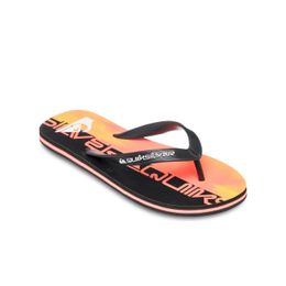 Sandale Quiksilver "Molokai Art 25", Herren, Gr. 6(39), fiery coral wordblock, Obermaterial:Obermaterial: Synthetik / Laufsohle: Moosgummi;, Schuhe Sandale