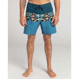 Boardshorts Billabong "Tribong OG", Herren, Gr. 28(XS), blau (smoke blau), Obermaterial:100% Microfaser;, Hosen Boardshorts