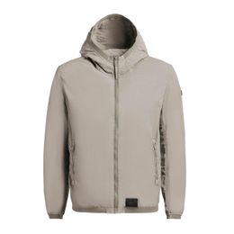 Funktionsjacke Khujo "&Uuml;bergangsjacke Derf", Gr. XXL, bone beige, Obermaterial: 100% Nylon NY., gerade, hoch geschlossener Ausschnitt, elastischer Bund, Jacken Funktionsjacke, leichte &Uuml;bergangsjacke mit Kapuze