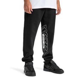 Jogger Pants DC Shoes "DC Omega", Damen, Gr. XXL, schwarz, Obermaterial: 80% Walkfrottier, 20% Microfaser;, Hosen Jogger Pants