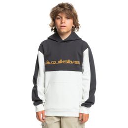 Hoodie Quiksilver "Knowledge Area", Jungen, Gr. 16, wei&szlig;, Obermaterial: 55% Walkfrottier, 45% Microfaser;, Sweatshirts Hoodie