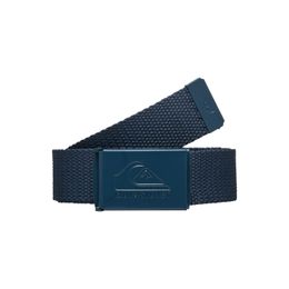 Stoffg&uuml;rtel Quiksilver "Principal Schwack", Herren, schwarz denim, Obermaterial: 100% Microfaser;, G&uuml;rtel Stoffg&uuml;rtel