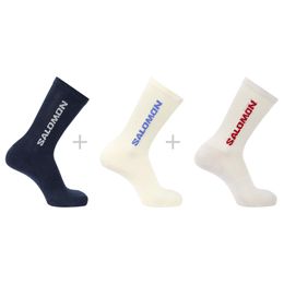 Socken Salomon, Damen, Gr. XL (45/47), spellbound, Obermaterial: 70% Baumwolle, 27% Polyamid, 3% Elasthan, Socken Socken, f&uuml;r Sportmode, sportlicher Stil, bequeme Passform