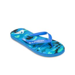 Sandale Quiksilver "Molokai Art 25", Herren, Gr. 10 (43), blau (estate blau biophilia), Obermaterial:Obermaterial: Synthetik / Laufsohle: Moosgummi;, Schuhe Sandale
