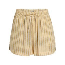 2-in-1-Shorts Roxy "Lekeitio Break", Damen, Gr. XS, egret surf trip stripe, Obermaterial: 100% Viskose;, Hosen 2-in-1-Shorts