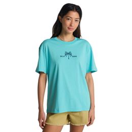 T-Shirt Billabong "Rip Currents", Damen, Gr. L, ocean eyes, Obermaterial: 100% Walkfrottier;, Shirts T-Shirt