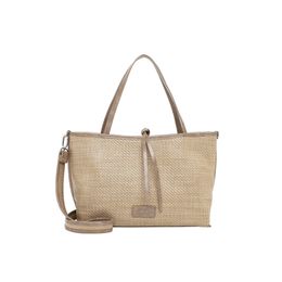 Shopper SURI FREY "Shopper SFY Fany", Damen, Gr. B/H/T: 45cm x 28cm x 15cm 0, grau (taupe 900), Polypropylen, Taschen Shopper