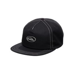 Snapback Cap Quiksilver "Saturn", Herren, schwarz (schwarz, jet schwarz), Obermaterial:100% Microfaser;, Caps Snapback Cap