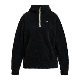 Fleecepullover Roxy "Waves Of Warmth", Damen, Gr. S, schwarz, Obermaterial: 100% Microfaser;, Sweatshirts Fleecepullover