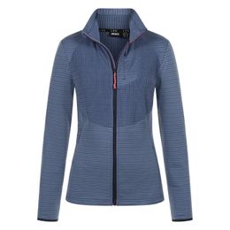 Fleecejacke LPO "Damen Fleecejacke Perle", Damen, Gr. 40 (M), coastal fjord, Wirkware: Stretch Grid Fleece - 93% PES, 7% EL, Jacken Fleecejacke