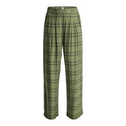 Stoffhose Roxy "Great Influence", Herren, Gr. M, oil gr&uuml;n natural plaid, Obermaterial: 100% Viskose;, Hosen Stoffhose