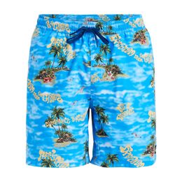 Boardshorts Quiksilver "Everyday Straight Volley 17", Herren, Gr. XL, blau (coronet blau naturama), Obermaterial: 100% Microfaser;, Hosen Boardshorts