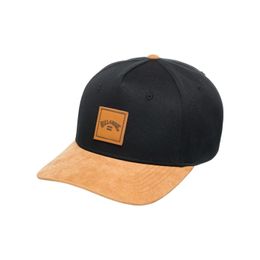 Snapback Cap Billabong "Stacked", Herren, schwarz (schwarz, tan), Kunstfaser, Caps Snapback Cap