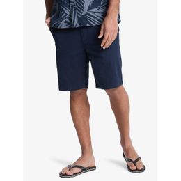 Shorts Quiksilver "MW CHINO STRAIGHT", Herren, Gr. 38 (XL), N-Gr, schwarz navy, Obermaterial: 98% Baumwolle, 2% Elasthan, Hosen Shorts