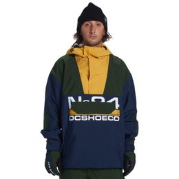 Snowboardjacke DC Shoes "DC 4/3mm Anorak", Herren, Gr. XL, blau (marineblaus), Obermaterial: 100% Microfaser;, Jacken Snowboardjacke