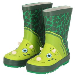 Gummistiefel XQ FOOTWEAR "KINDER STIEFEL", M&auml;dchen, Gr. 25/26, bunt (multi color), Obermaterial: 100% Gummi, gemustert, Schuhe Gummistiefel, Regenschauer ist kein Hindernis