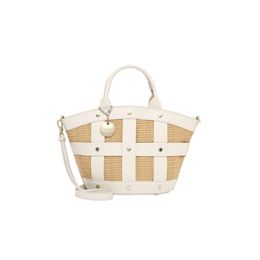 Shopper Tamaris "Shopper TAS Kirsti", Damen, Gr. B/H/T: 37cm x 23cm x 12cm 0, beige (beige 400), Polyurethan, Taschen Shopper