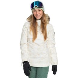 Snowboardjacke Roxy "Shelter", Damen, Gr. L, beige (egret glow), Obermaterial:100% Microfaser;, Jacken Snowboardjacke