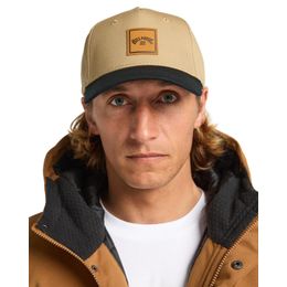Snapback Cap Billabong "Stacked", Herren, gravel, Kunstfaser, Caps Snapback Cap